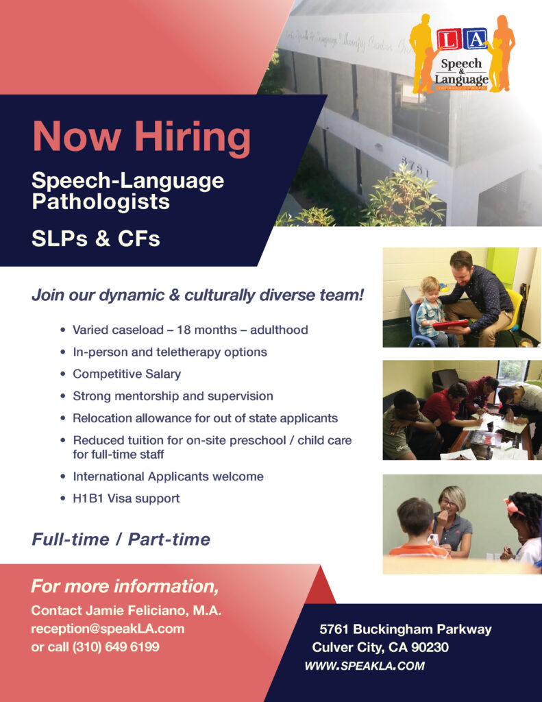 Get Involved - LA Speech & Language Therapy Center, Inc.